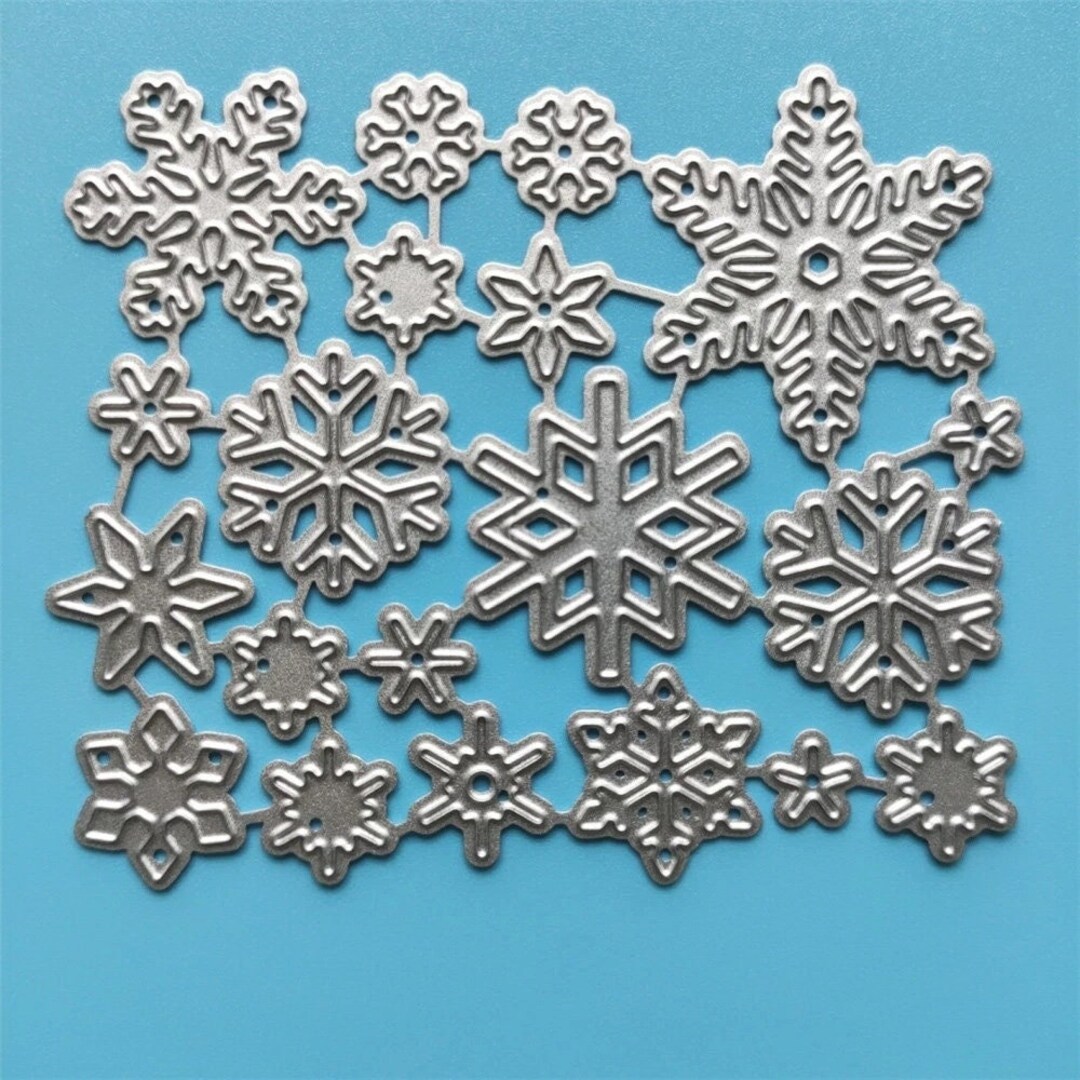 Snowflake Metal Cutting Dies,paper Craft Cutting Die, Embossing Stencil ...