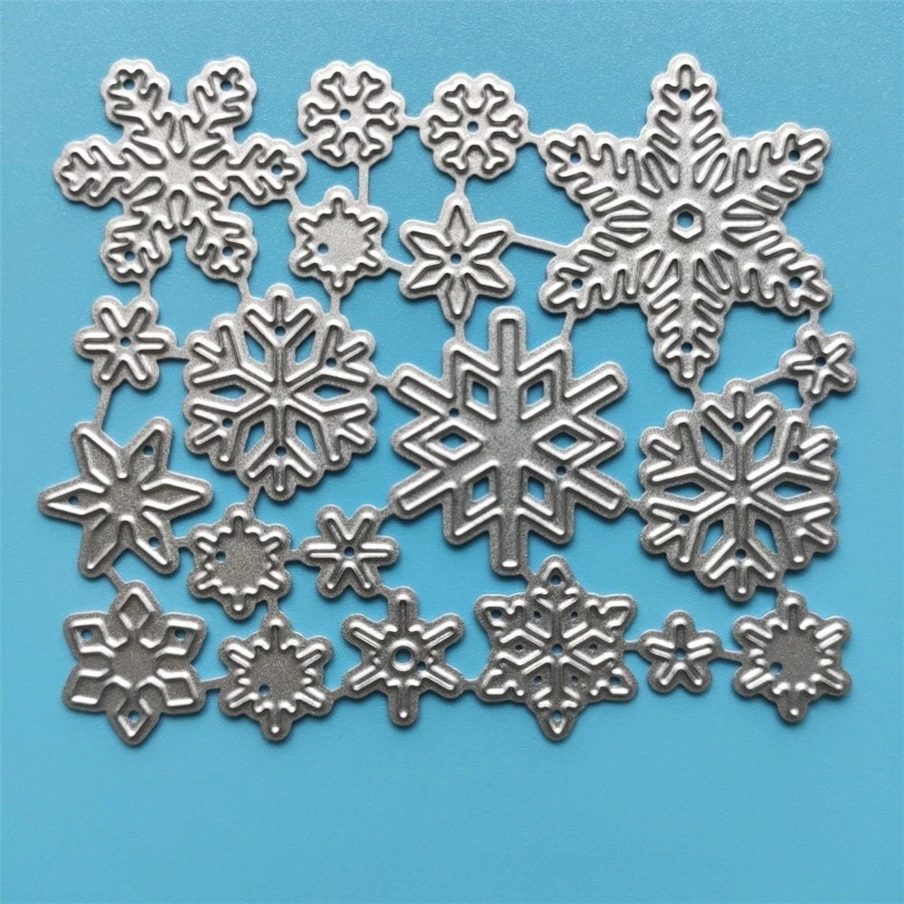 Snowflake Metal Cutting Dies,paper Craft Cutting Die, Embossing Stencil ...