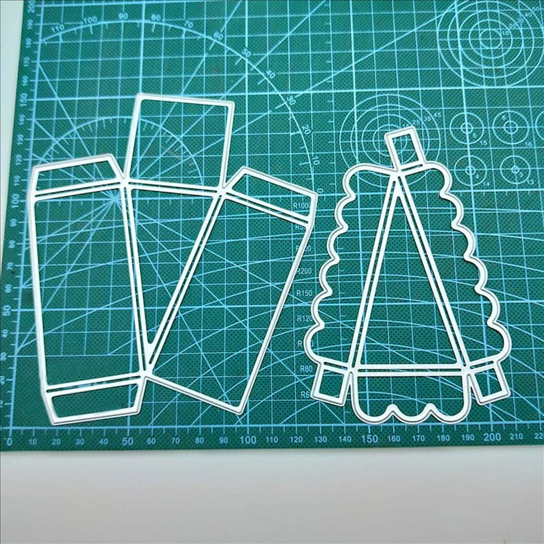 Triangle Candy Box Metal Die Cutspaper Craft Cutting Dies - Etsy