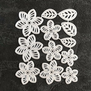 Flower Combination Metal Cutting Dies,paper Craft Cutting Die ...