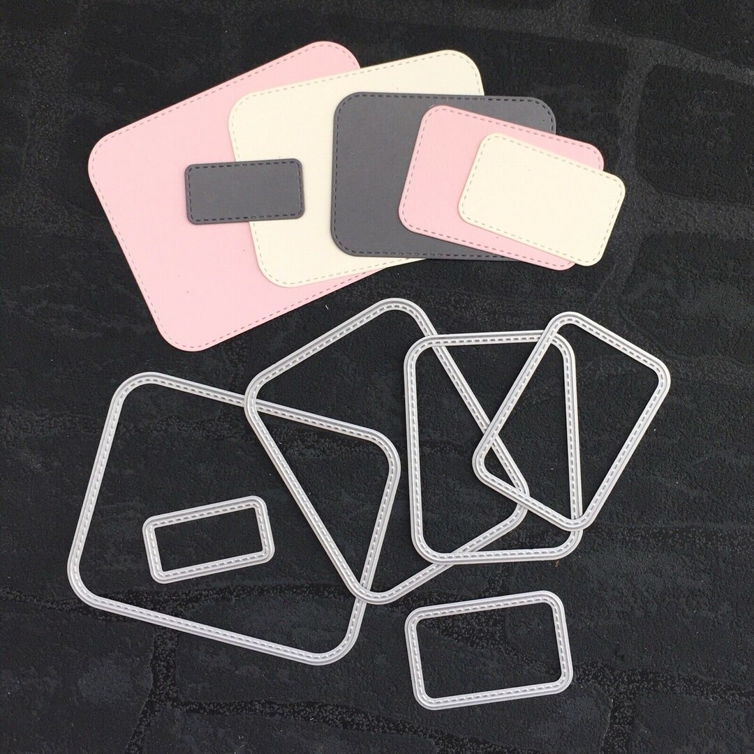Rectangle Shape Metal Cutting Dies,paper Craft Cutting Die, Embossing ...