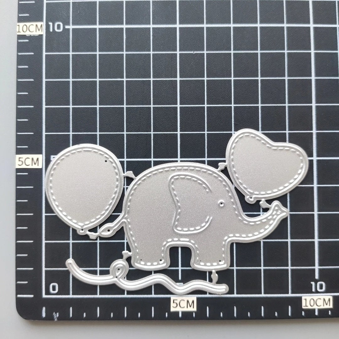 Elephant Metal Cutting Dies,paper Craft Cutting Die, Embossing Stencil ...