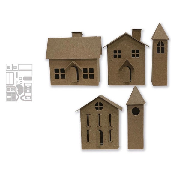 All Kinds of Houses Metal Cutting Diespaper Craft Die | Etsy