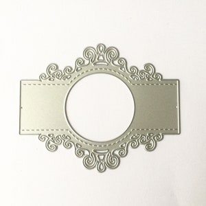 Round Lace Metal Cutting Dies,paper Craft Cutting Die, Embossing ...