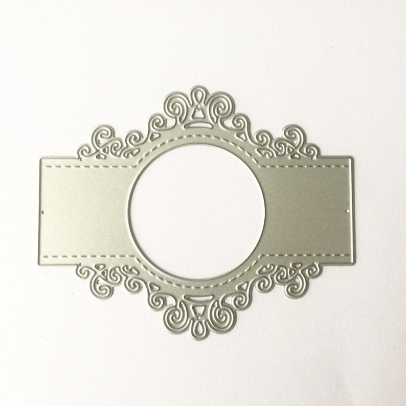 Round Lace Metal Cutting Dies,paper Craft Cutting Die, Embossing ...