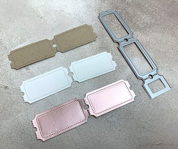 Lottery Ticket Strip Metal Cutting Diespaper Craft Cutting - Etsy
