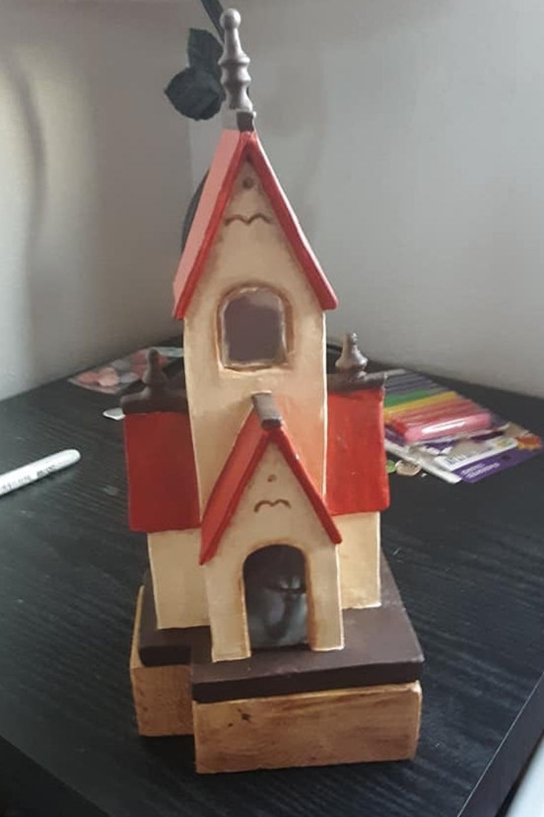 Light up Building Sculpture *batteries Not Included* - Etsy