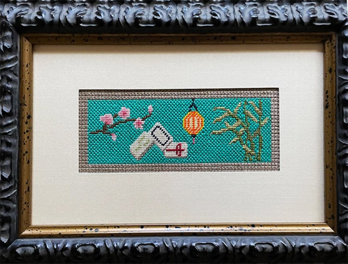 Mahjong Cuff Needlepoint Canvas - Etsy
