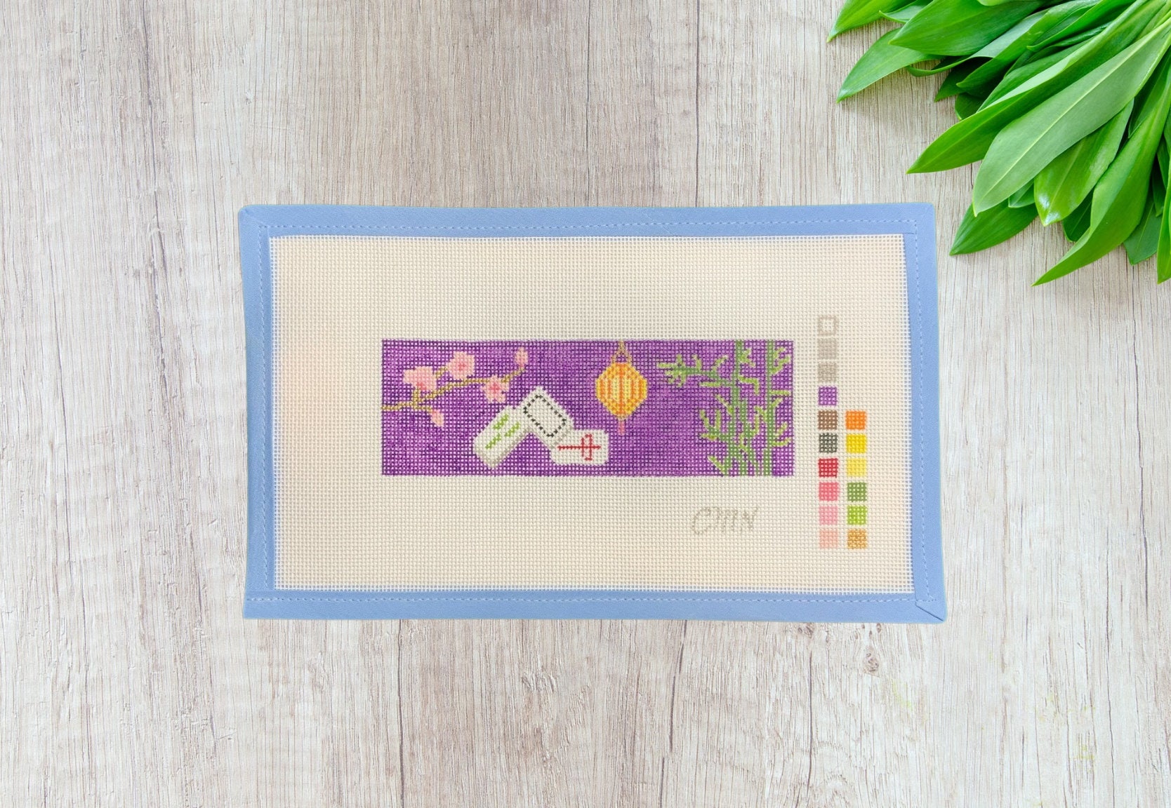 Mahjong Cuff Needlepoint Canvas - Etsy