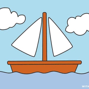 The Simpsons Boat Painting, the Simpsons Painting, Simpsons Sail, Scene ...