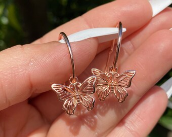 Rose Gold Butterfly | Etsy