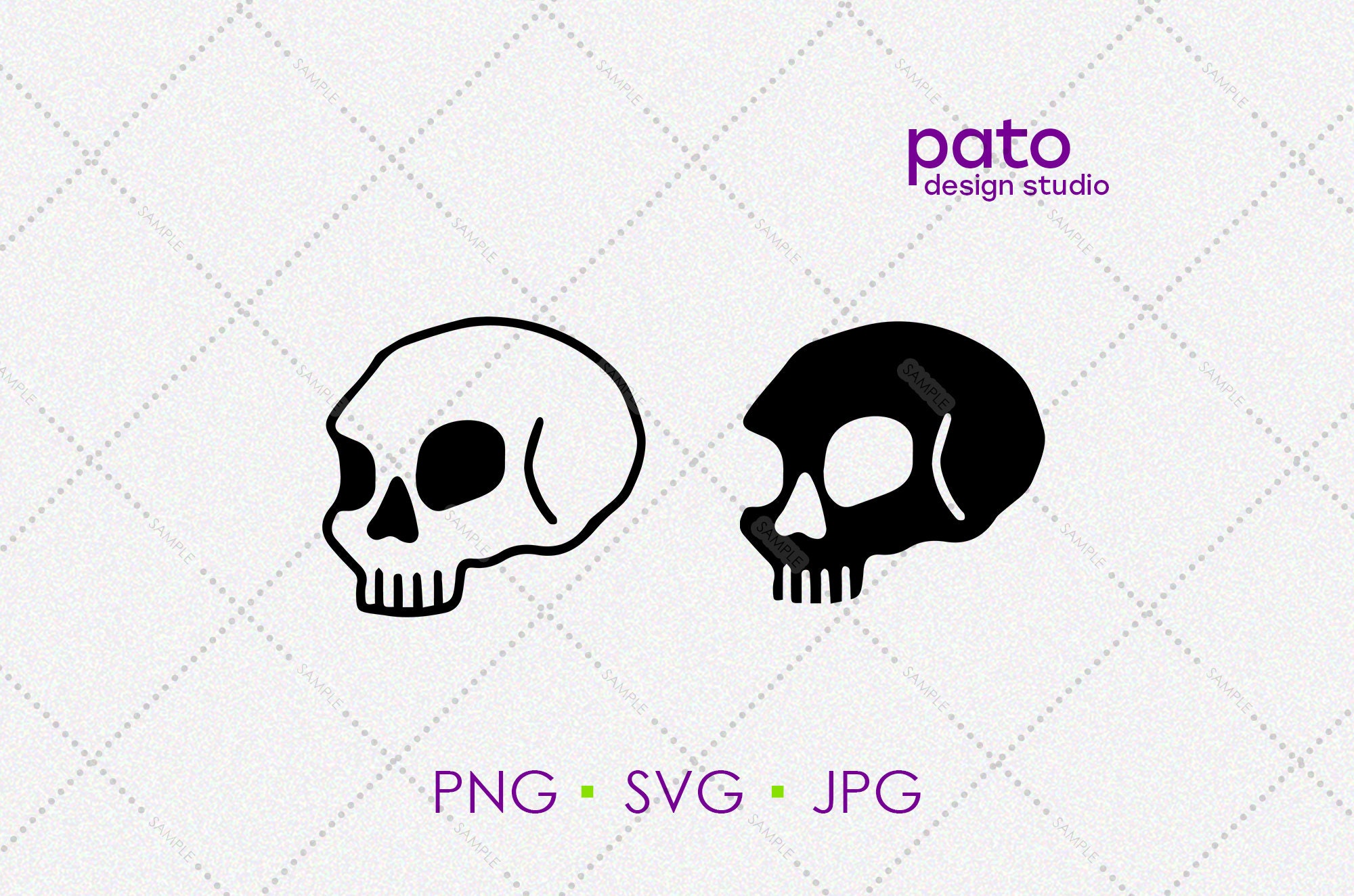Skull Svg Skulls Svg Halloween Skull Svg Png Bone Skull - Etsy