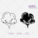 Cotton SVG, Cotton Plant, Cotton Flower, Cotton Ball Svg, Cotton ...