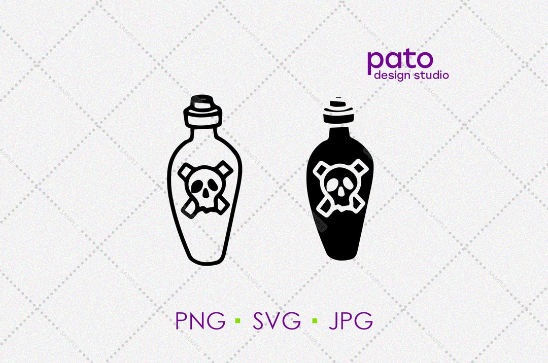 Poison Bottle SVG, Poisoned by Svg, Poisoned, Halloween Poison Potion ...