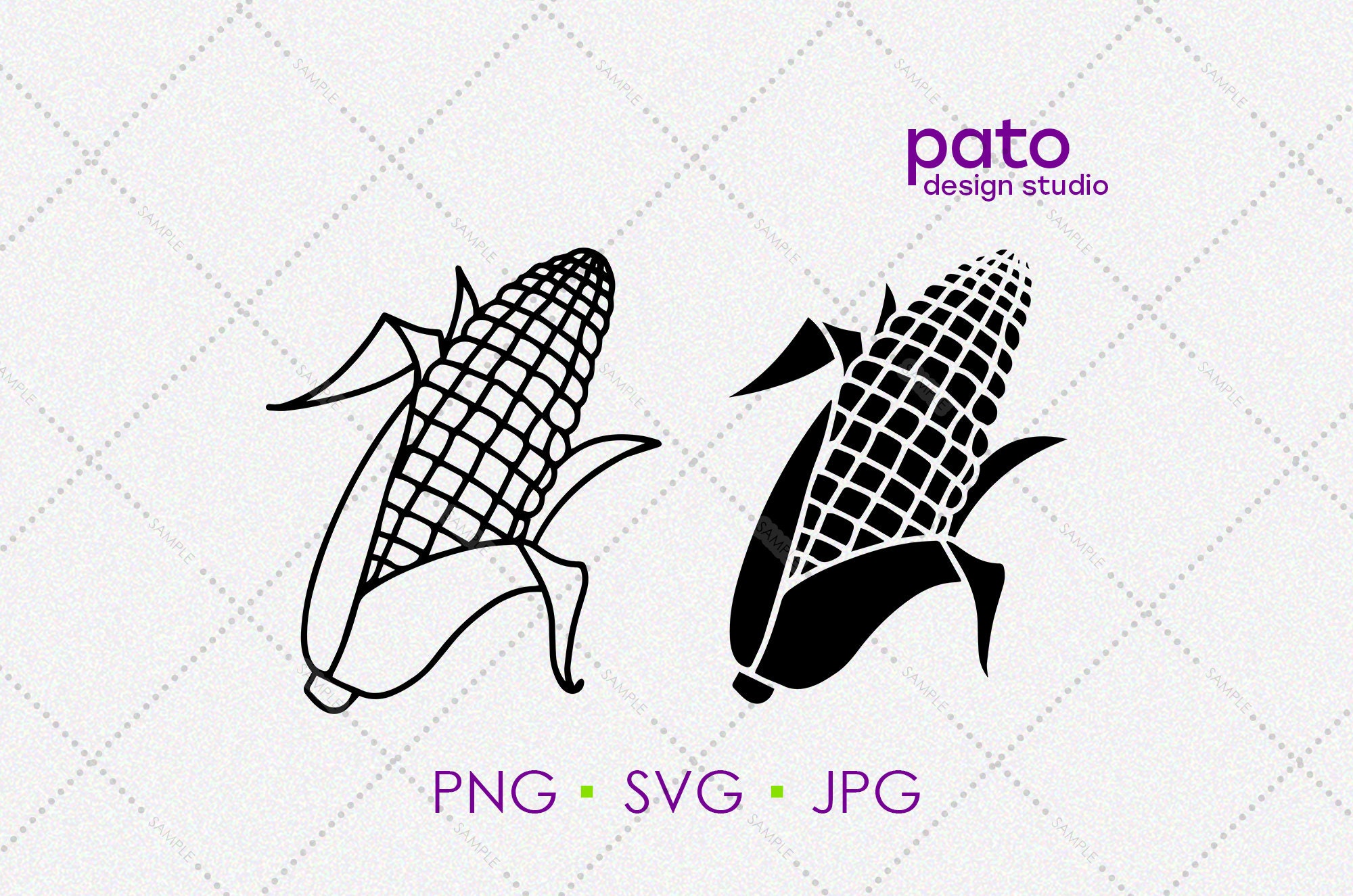 Corn SVG, Corn Cob Svg, Farm Svg, Corn Clipart, Digital Download Cut ...