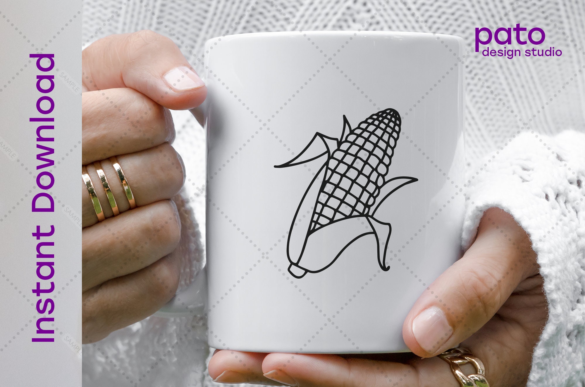 Corn SVG, Corn Cob Svg, Farm Svg, Corn Clipart, Digital Download Cut ...