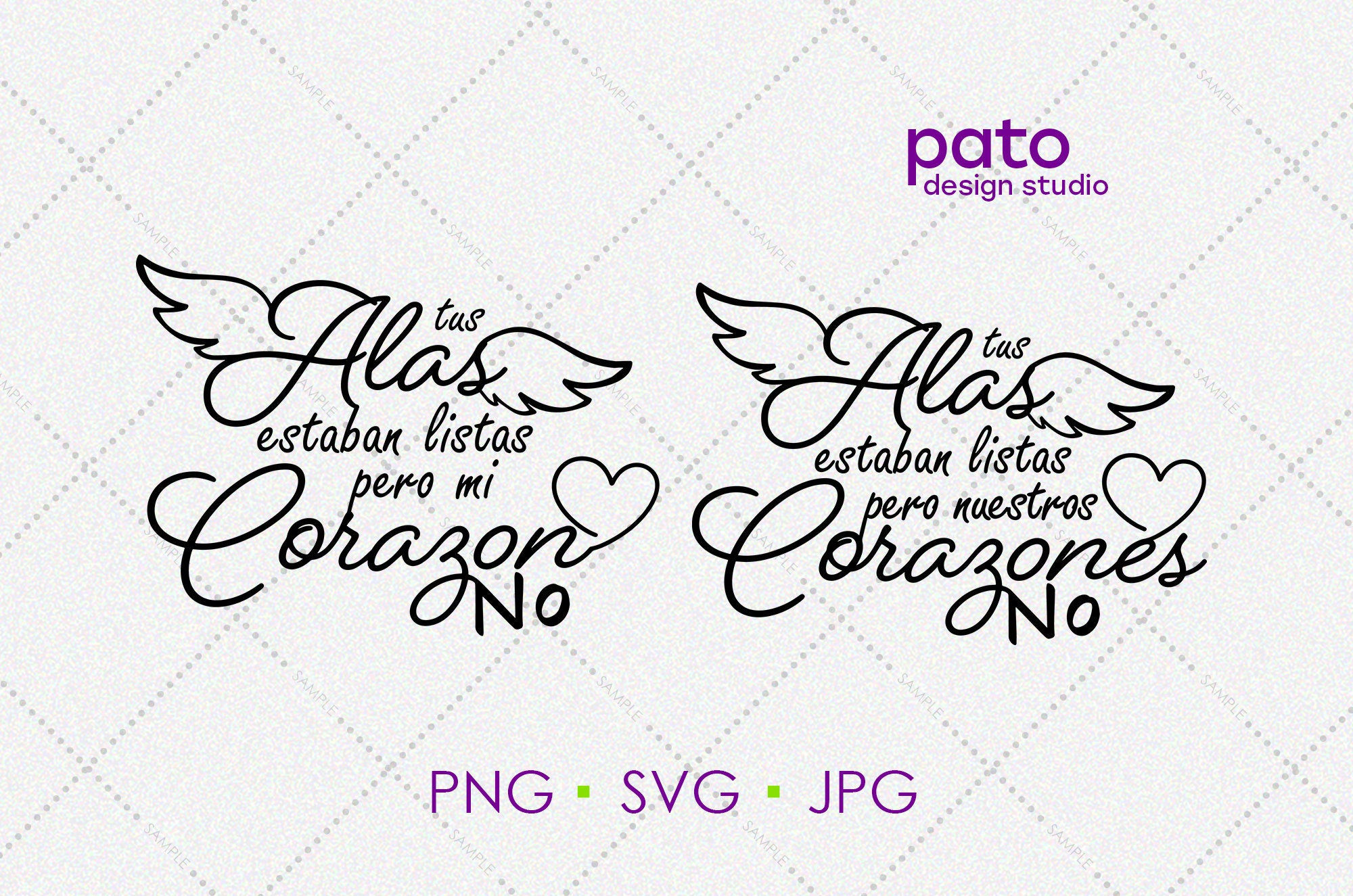 In Loving Memory, Tus Alas Estaban Listas Pero Mi Corazon No SVG ...