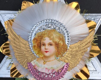 Spun Glass Tree Topper - Etsy