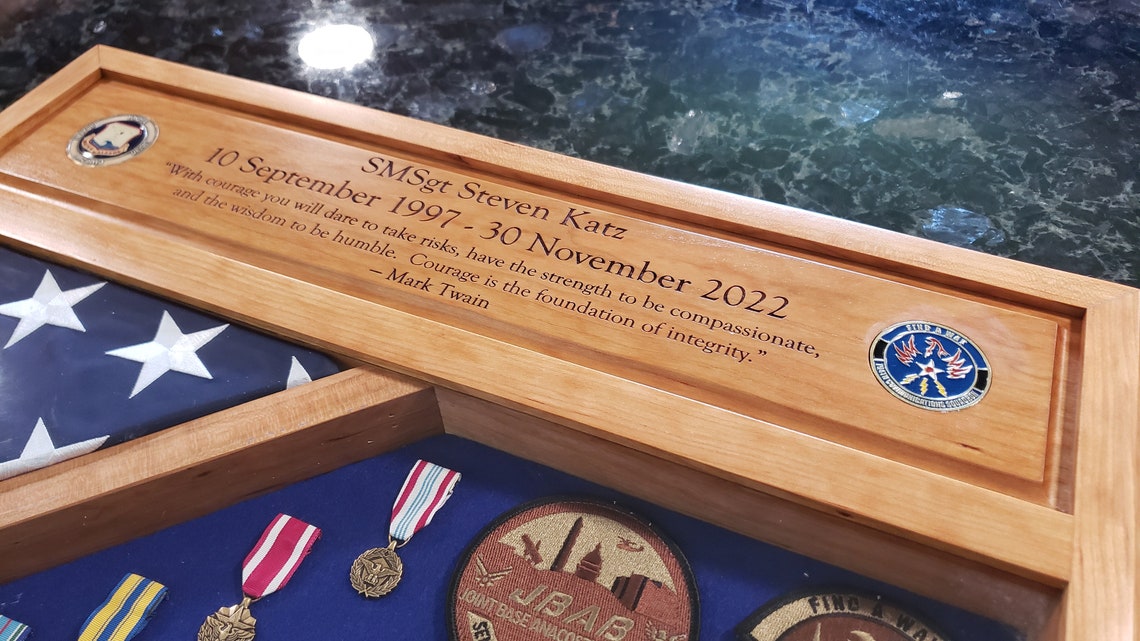 Military Shadow Box Custom Display Case 22x27 - Etsy