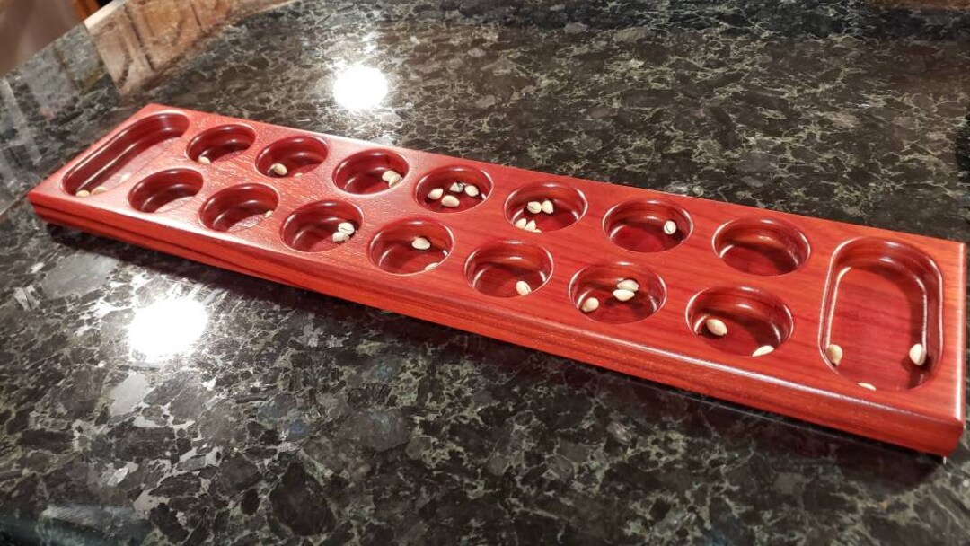 Buy Large Deluxe Sungka Filipino Mancala Board Game, 32 by 7 by 1-1/2 ...
