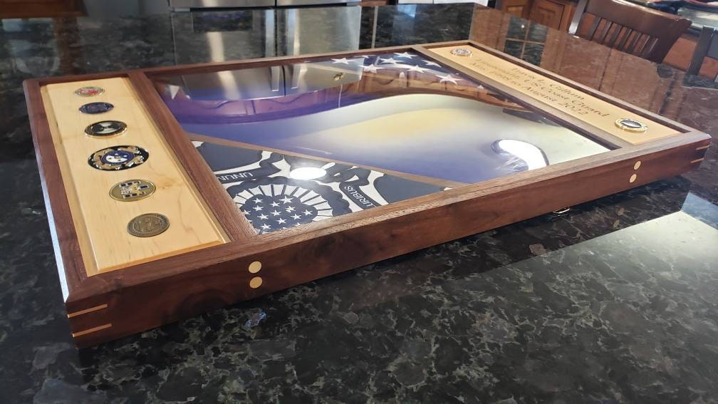 Deluxe Military Shadow Box Custom Display Case - Etsy