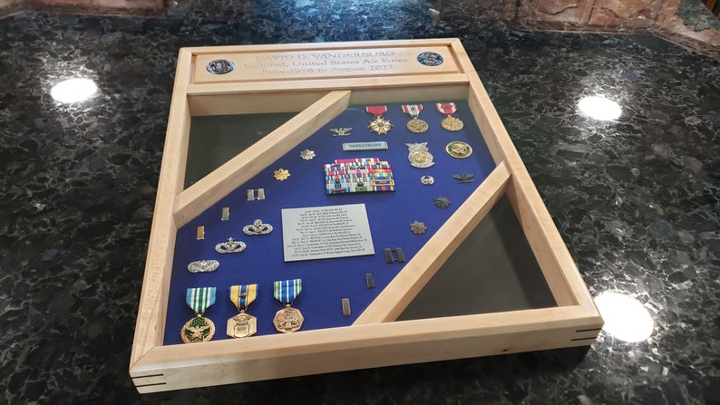 Military Shadow Box Custom Display Case 22x27 - Etsy