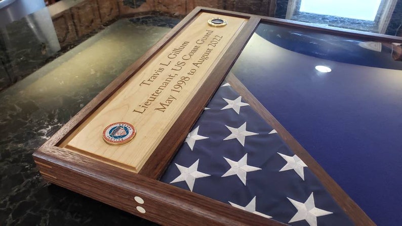 Deluxe Military Shadow Box Custom Display Case - Etsy