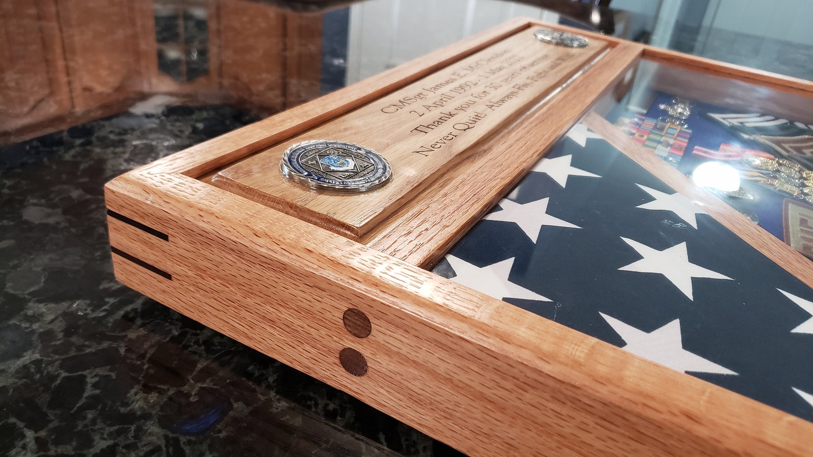 Military Shadow Box Custom Display Case 22x27 - Etsy