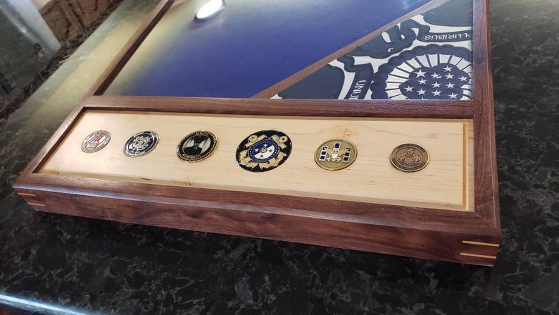 Deluxe Military Shadow Box Custom Display Case - Etsy