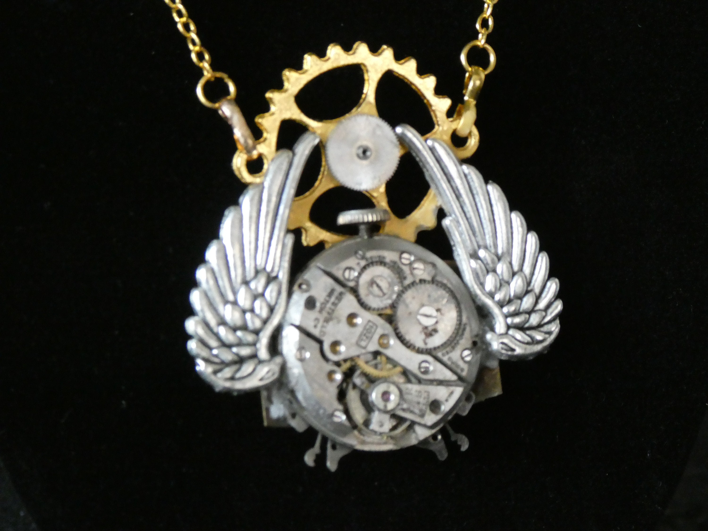 Steampunk Mechanical Egyptian Scarab Pendant Necklace - Etsy