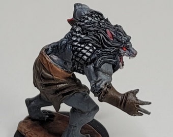 Werewolf Painted Miniature - Etsy