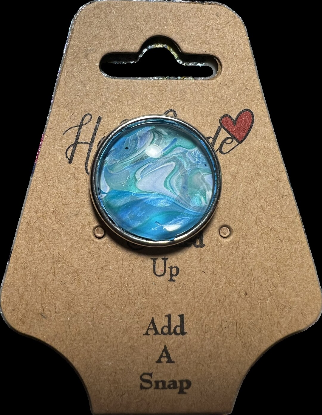 Beautiful Ocean & Sky Abstract Pendant | Ocean Water Necklace | Beach ...