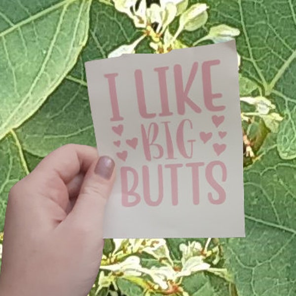 Big Butts Decal - Etsy