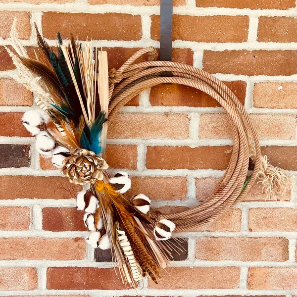 Lariat Rope Wreath - Etsy