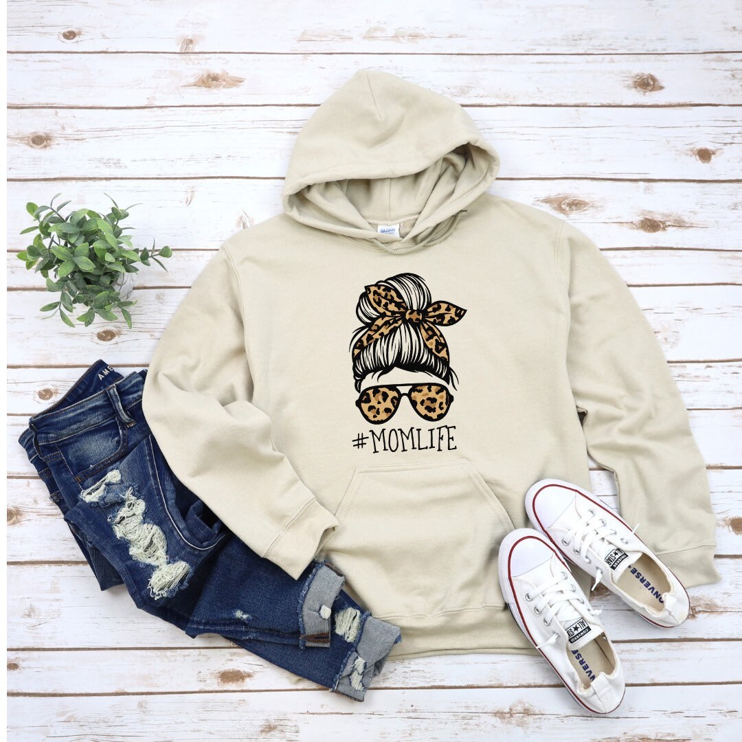 Mom Life Hoodie Mom Hoodie Momma And Me Mom Apparel Etsy