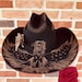 Hand Burned Cowboy Hat | Custom Burned Cowboy Hat | Cattleman Crown Cowboy Hat | Wool Felt ...
