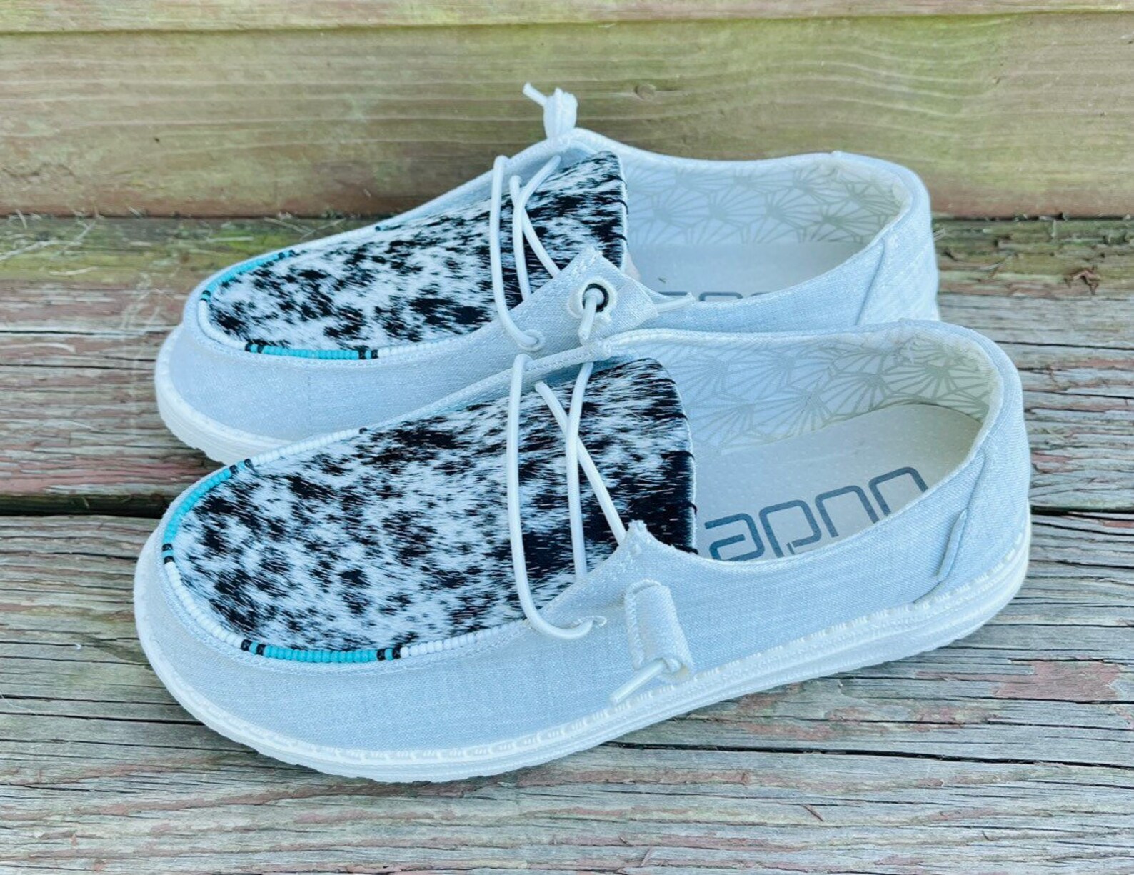 Real Cowhide Beaded Custom Shoes Cowhide Shoes Beaded - Etsy