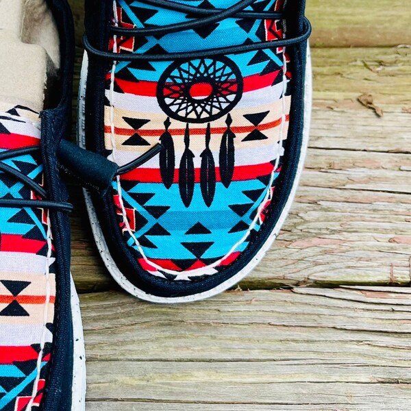 Aztec Shoes - Etsy