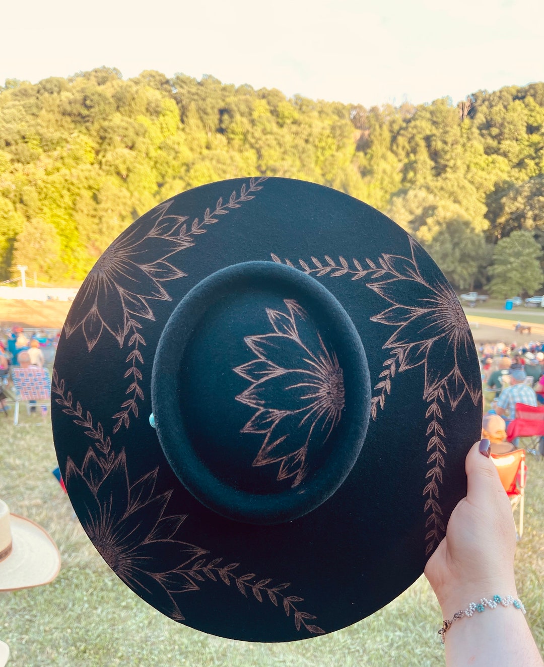 Branded Cowboy Hat | Branded Wide Brim Hats | Burned Wide Brim Hats ...