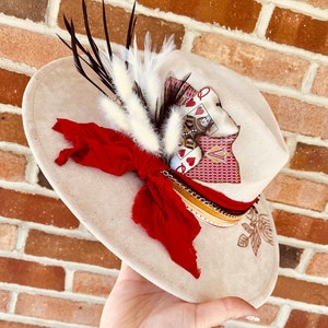 Custom Hand Burned Hat | Hand Burned Wide Brim Hat | Custom Branded Hat ...