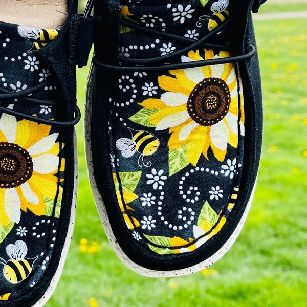 Sunflower Shoes - Etsy