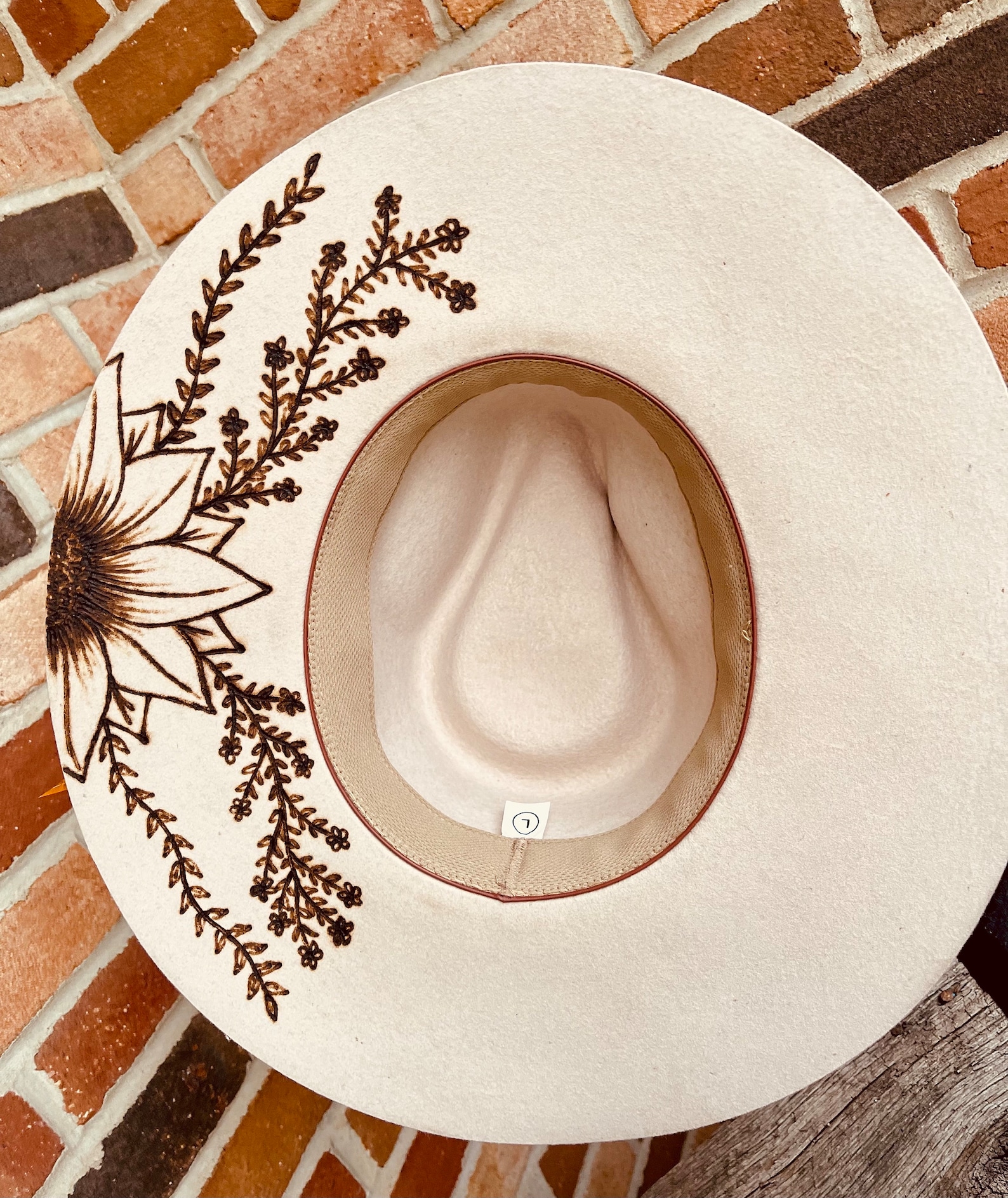 Branded Cowboy Hat | Branded Wide Brim Hats | Burned Wide Brim Hats ...