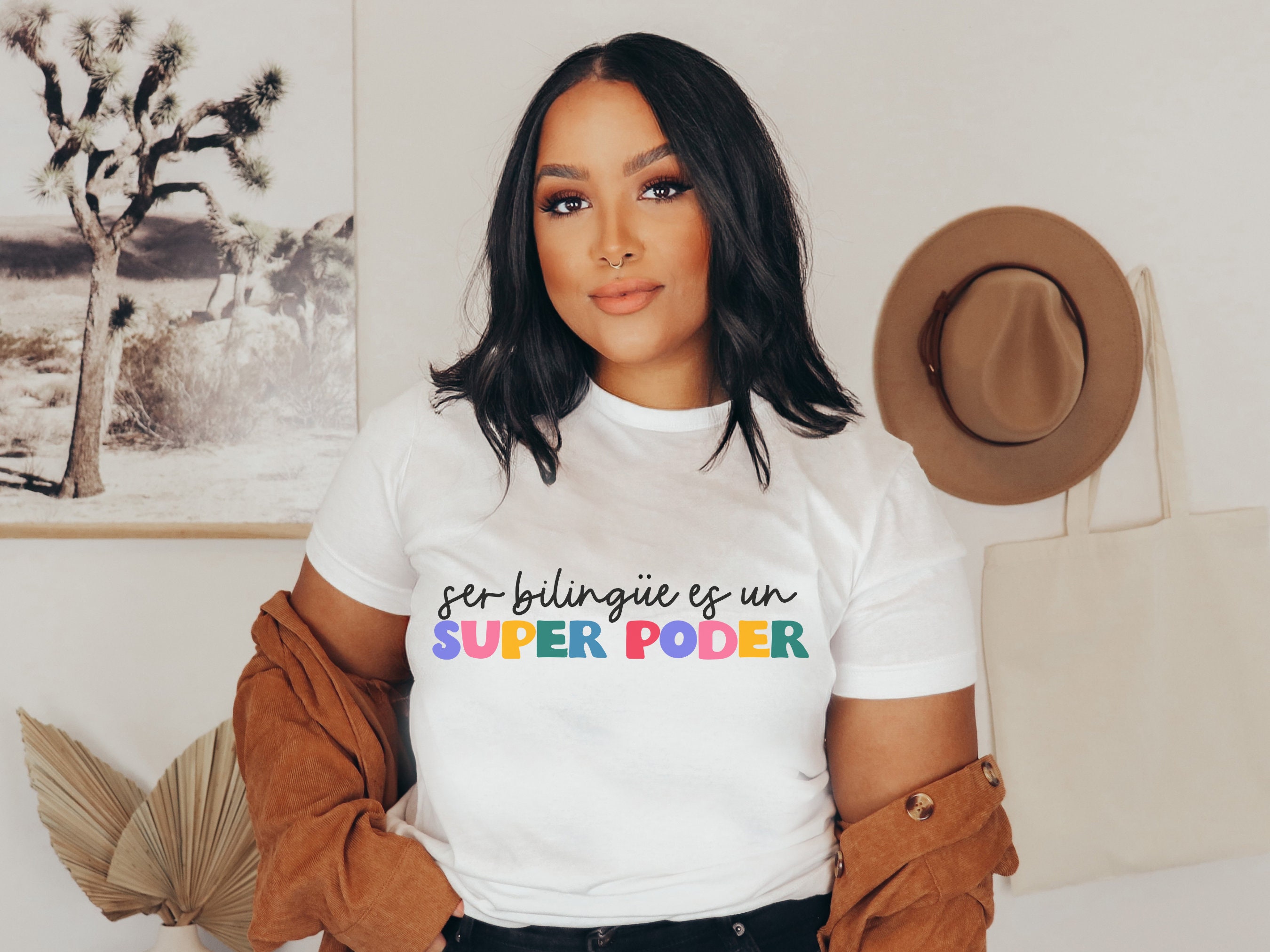 Spanish Teacher Tee, Esl Teacher Tshirt, Ser Bilingue Es Un Super Poder ...