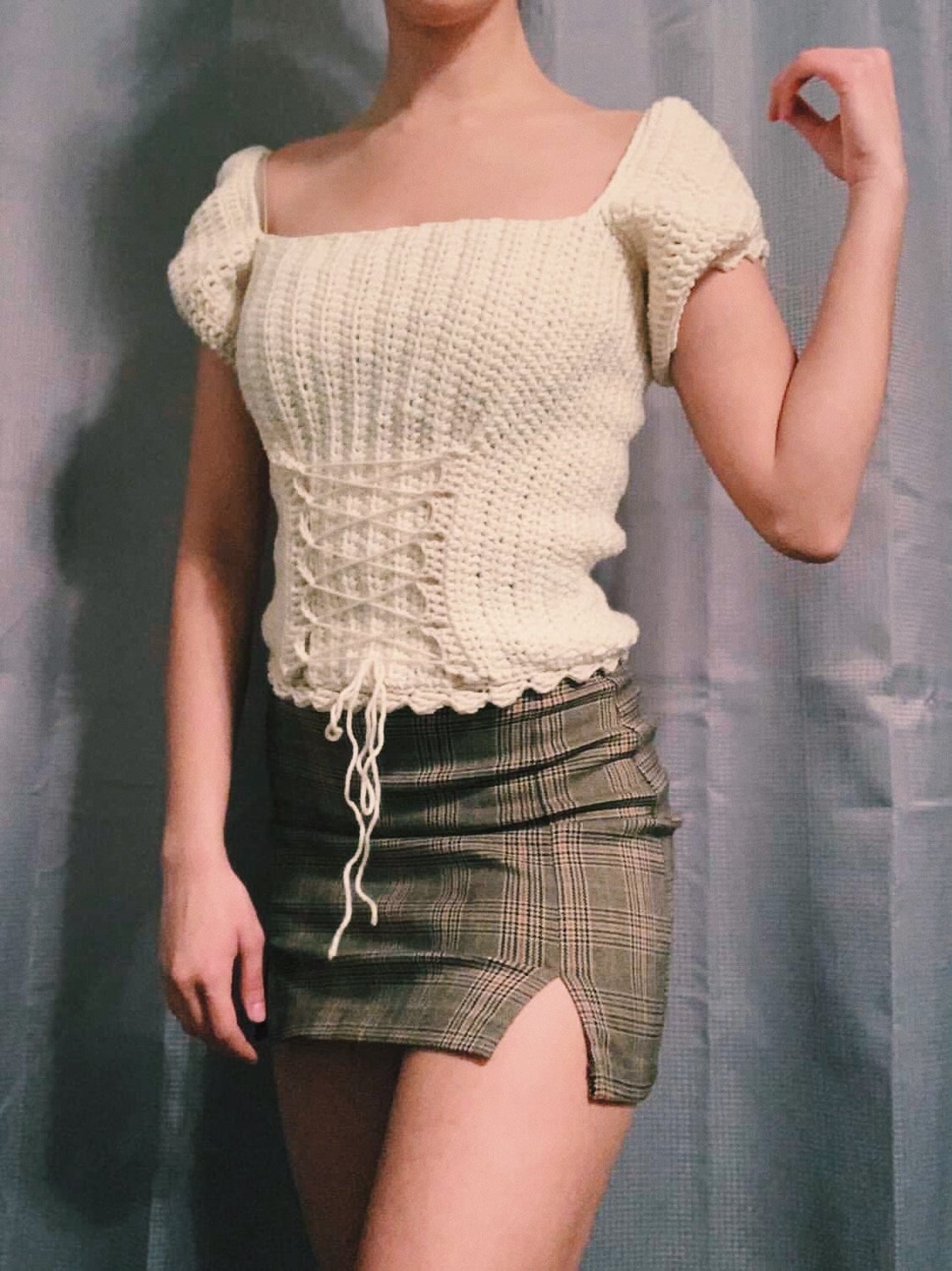 Cottagecore Picnic Top // FINISHED PRODUCT // Cottagecore Top, Crochet ...