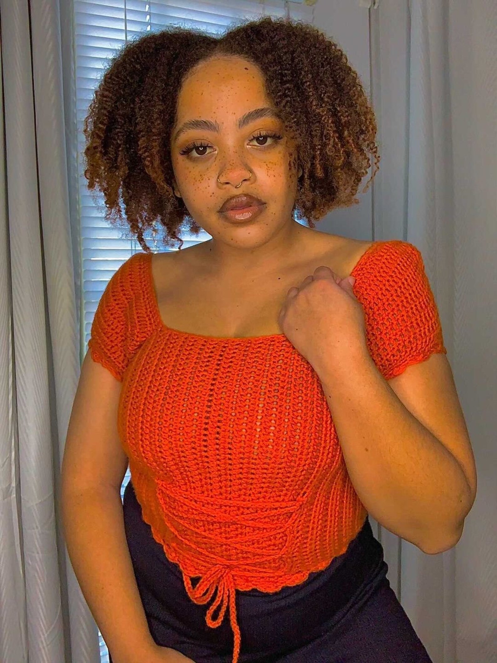 Cottagecore Picnic Top // FINISHED PRODUCT // Cottagecore Top, Crochet ...