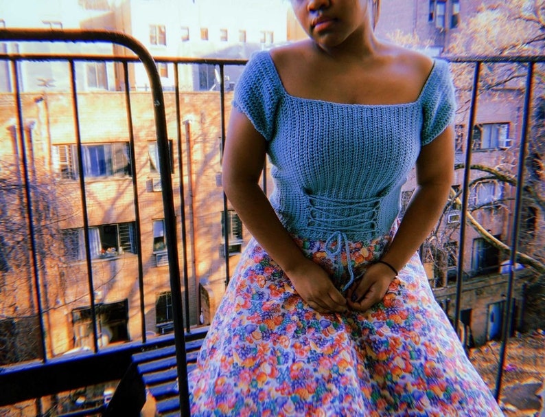 Cottagecore Picnic Top // FINISHED PRODUCT // Cottagecore Top, Crochet ...