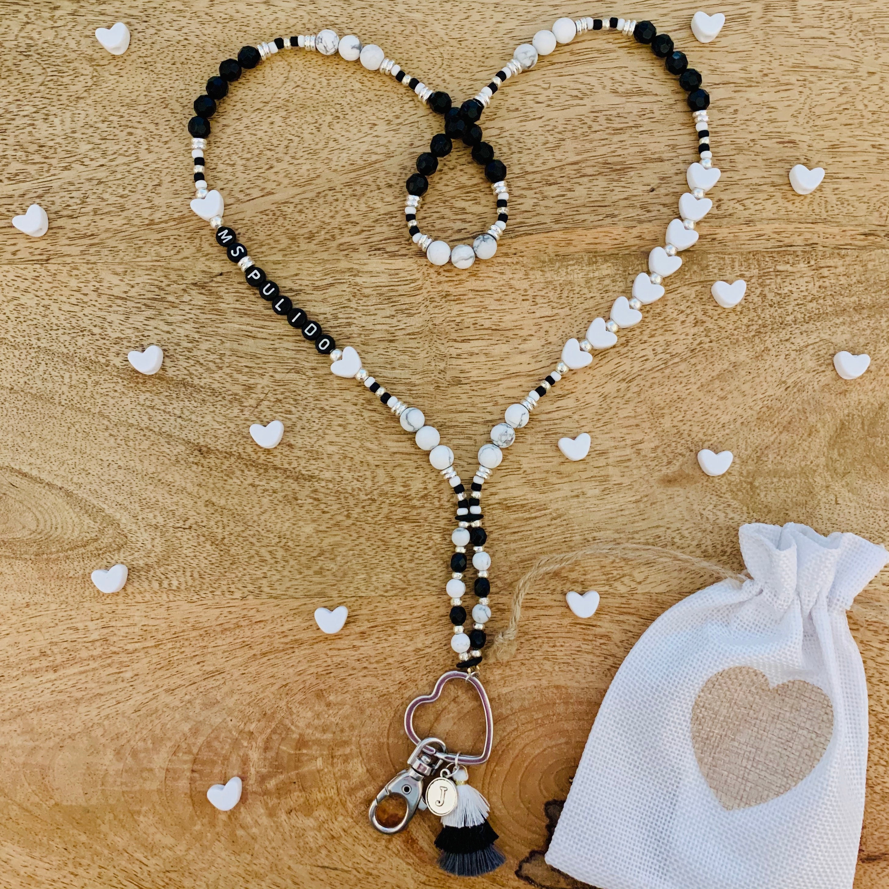 CUSTOM BEADED LANYARD | Etsy