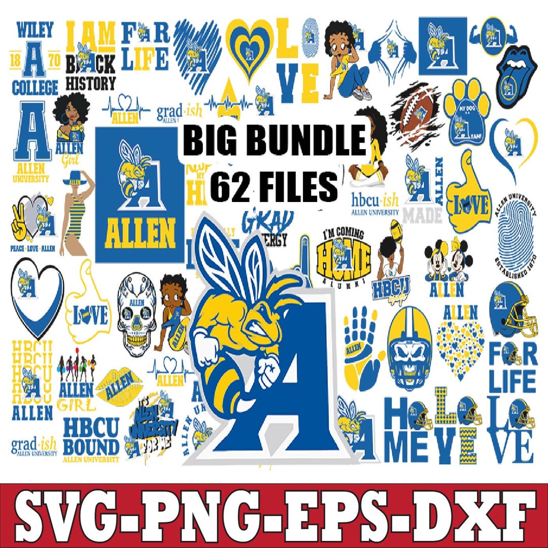 Allen University Svg HBCU Svg Collections HBCU Svg Football - Etsy
