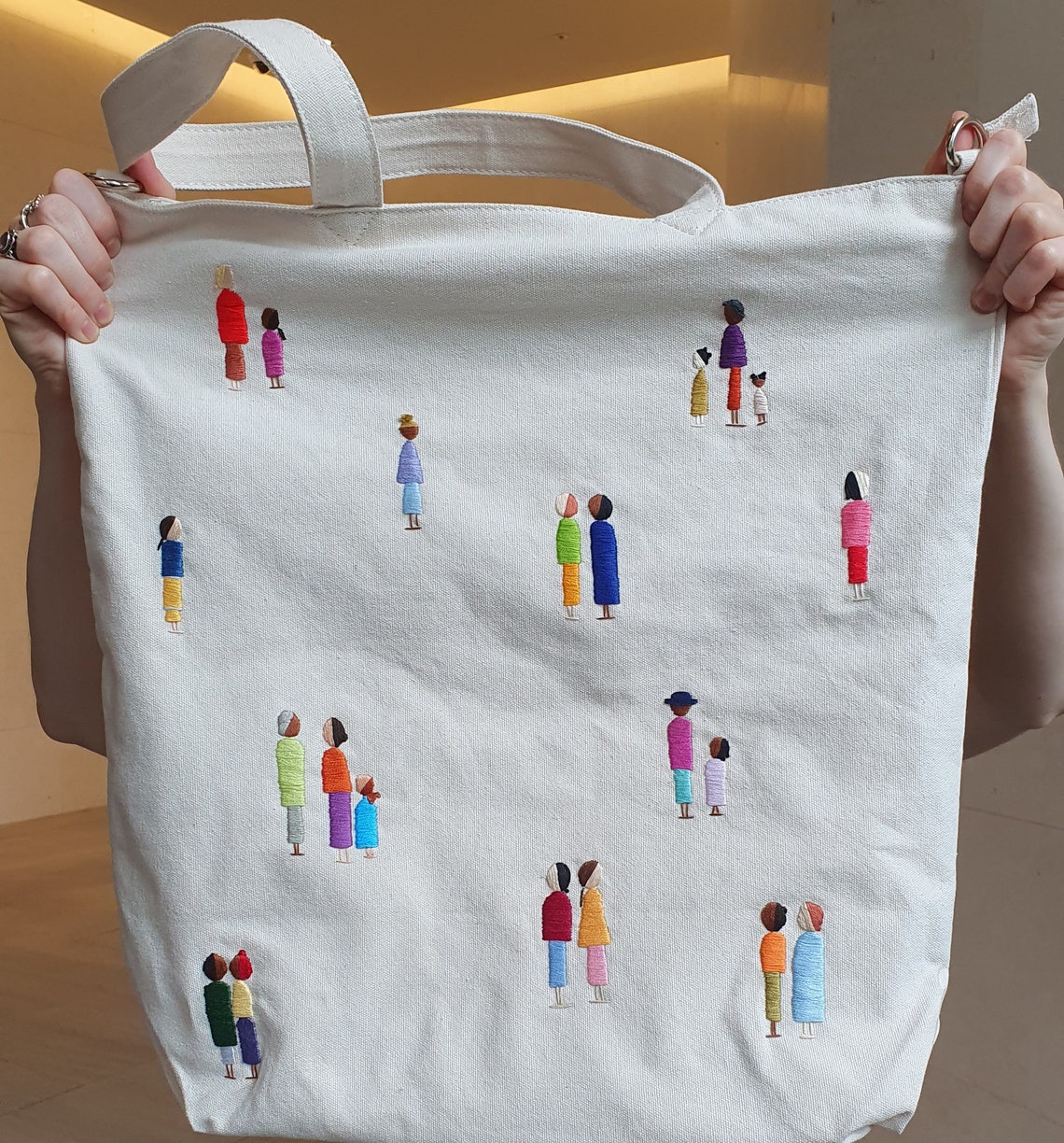 Hand-Embroidered tote bags | Etsy