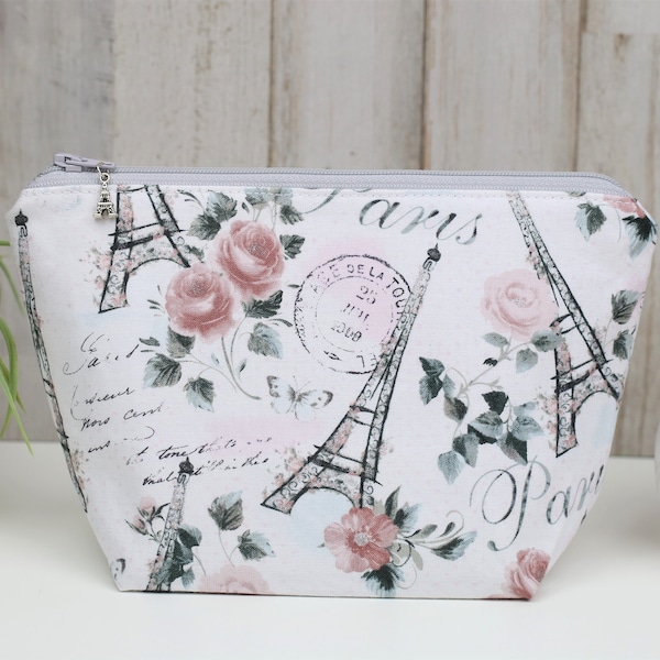 Eiffel Tower Makeup Bag - Etsy